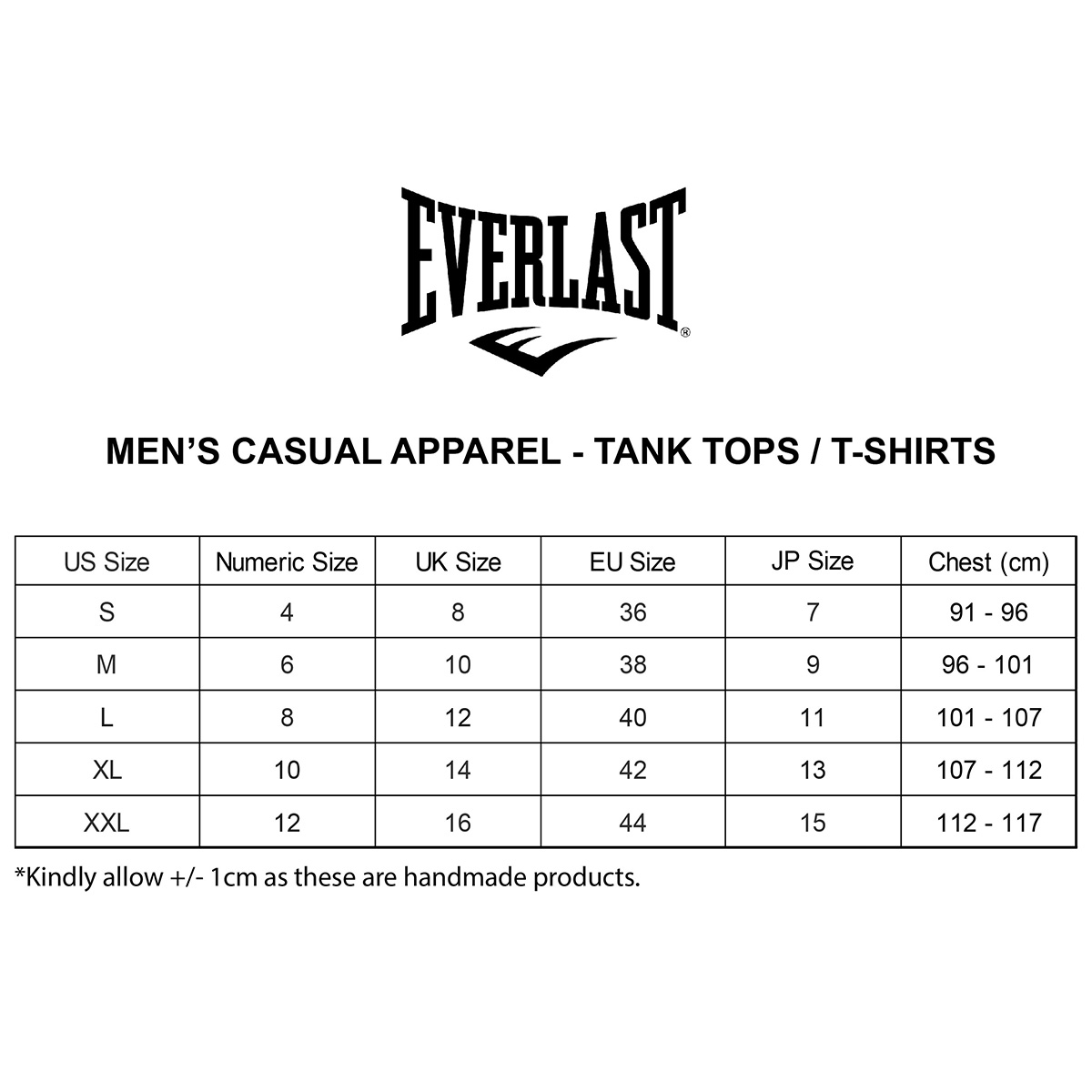 Everlast Men's Contrast Rib Sleeve Tee - Navy (4430806LMW1) | Shopee ...