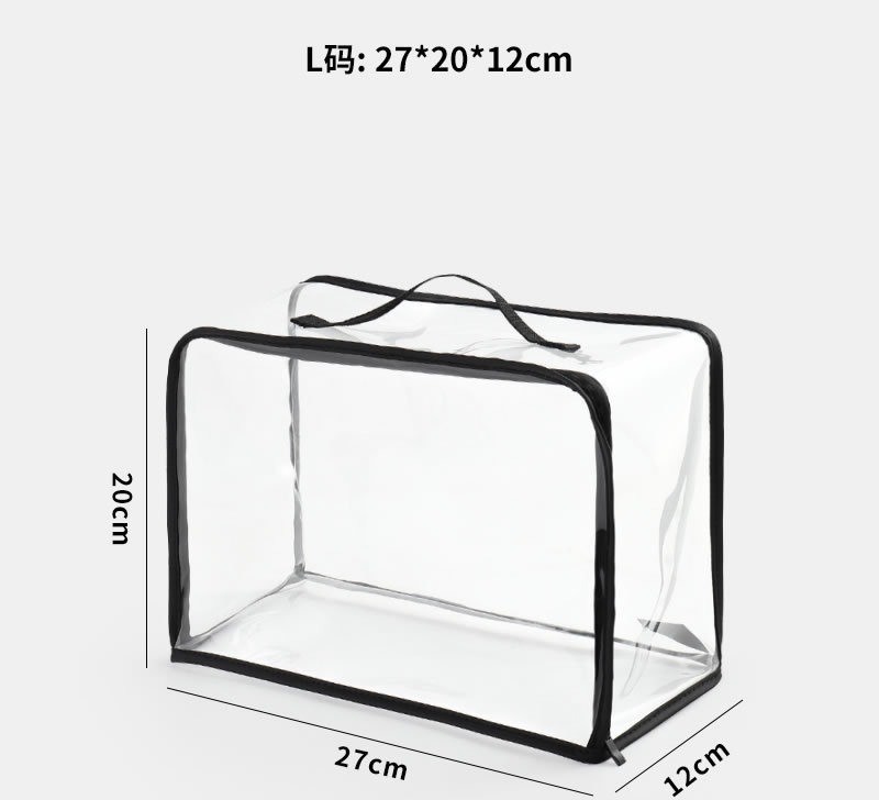 Shopclassyshop Transparent high-value large-capacity waterproof travel ...