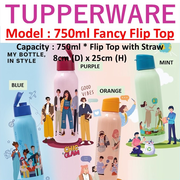 Tupperware Water Bottle available in various sizes | Shopee Singapore