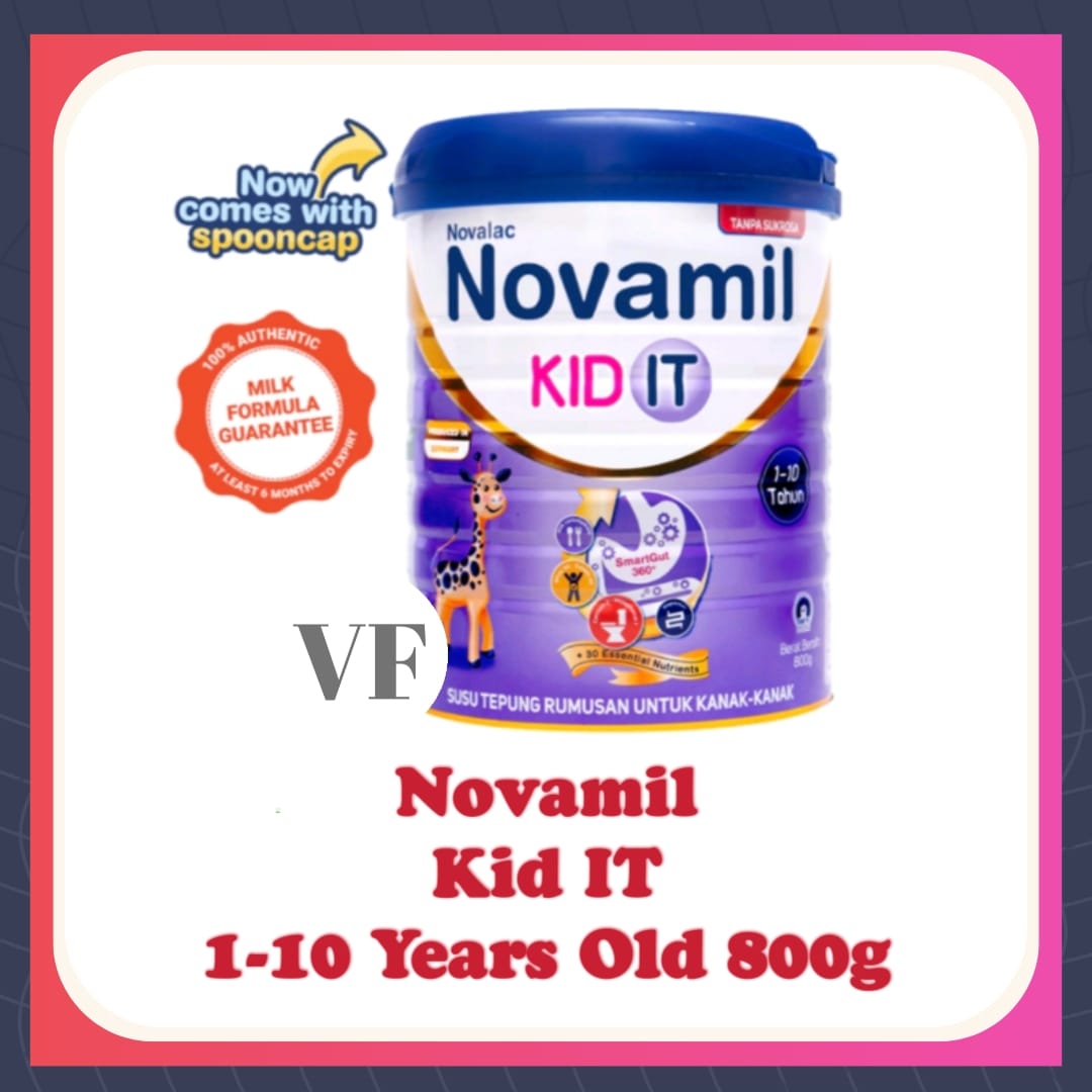 NOVALAC Novamil Kid IT (Prevent Constipation), DHA Growing Up Formula 1 ...
