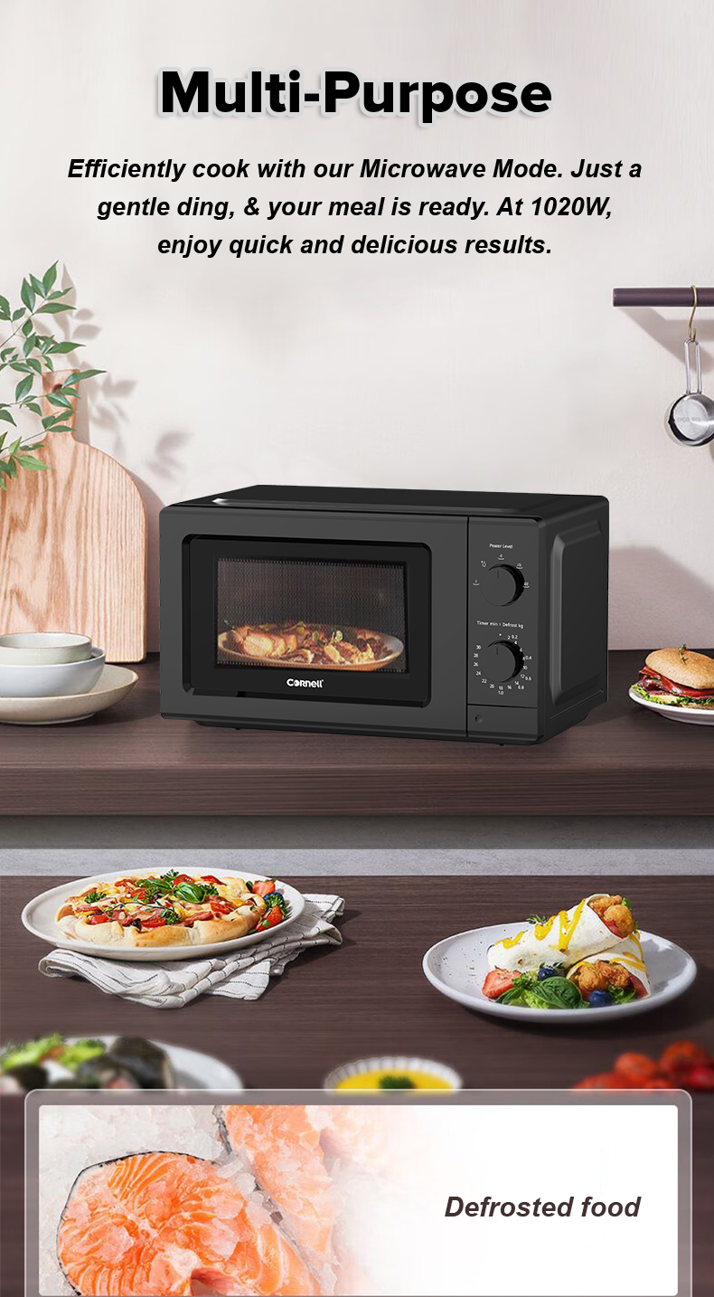 Cornell 20L Microwave Oven with Smart Wave Technology | Shopee Singapore