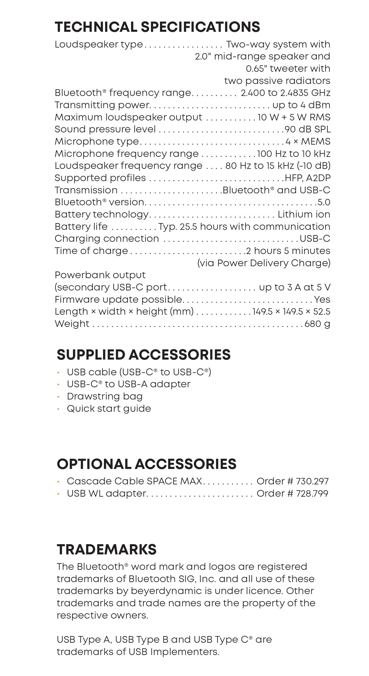 Beyerdynamic Space max Wireless Speakerphone for Microsoft Teams or ...