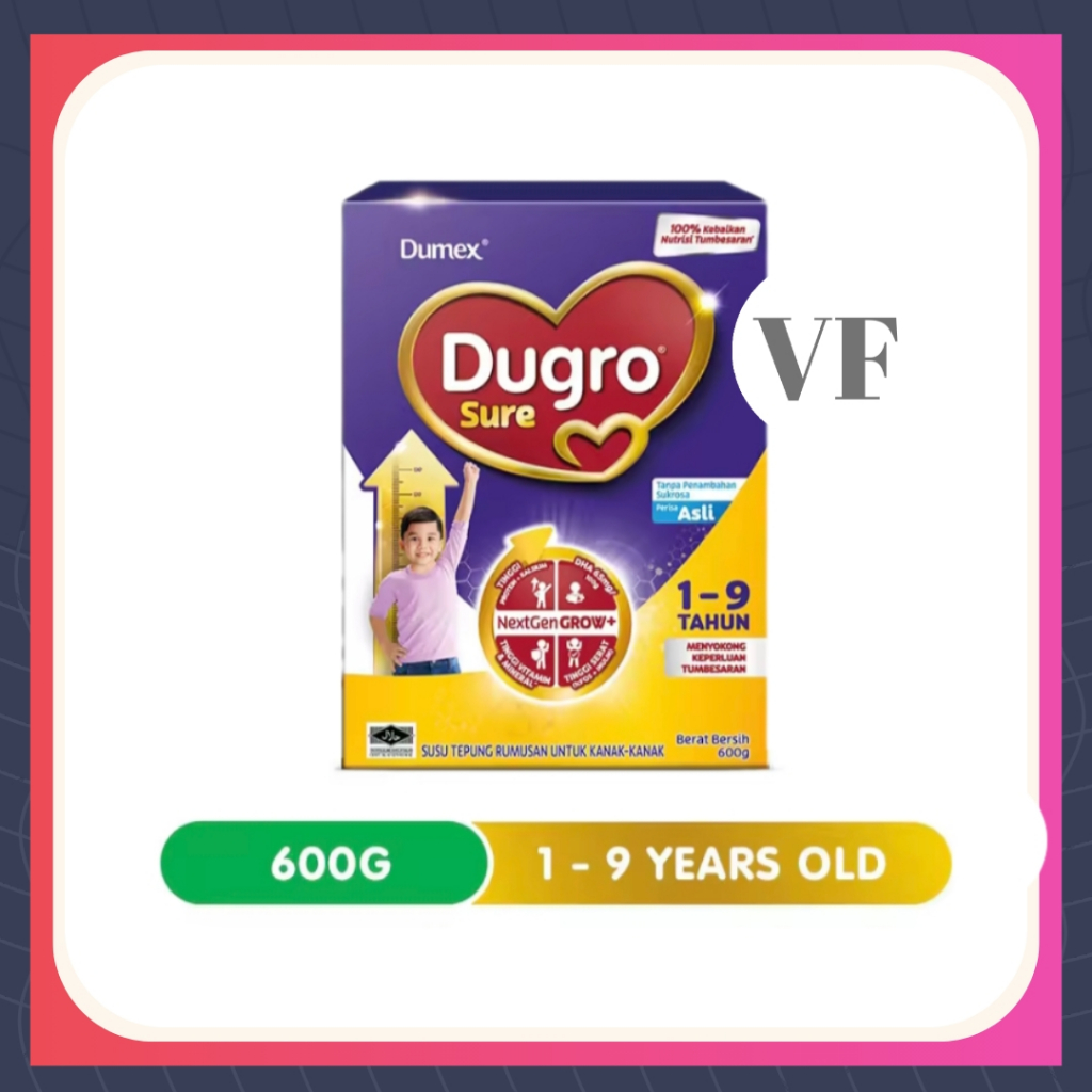 Dumex Dugro Sure Original Tailored Nutrition Milk Formula 1 - 9 years ...