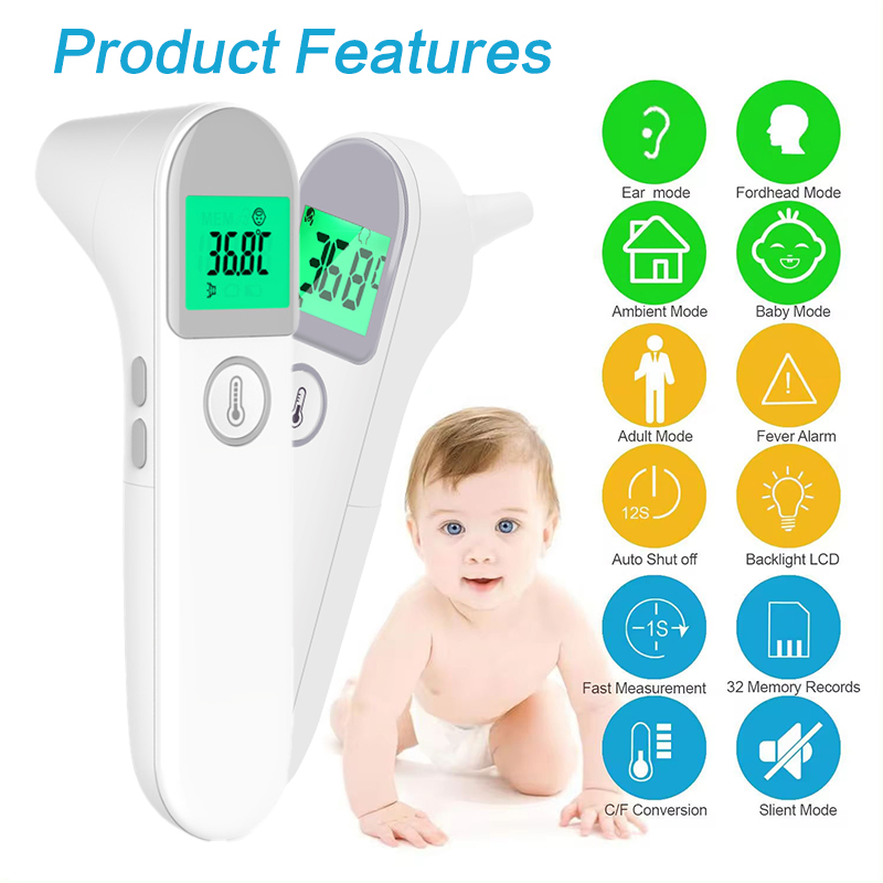 【SG 🇸🇬 Ready Stock】2 in 1 Ear and Forehead Thermometer | Baby Ear ...