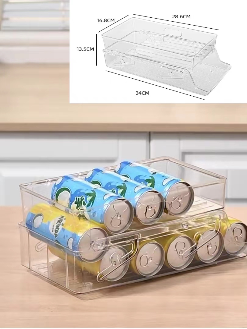 Fridge Organizer Refrigerator Drawers Egg Holder Freely Pullable Egg ...