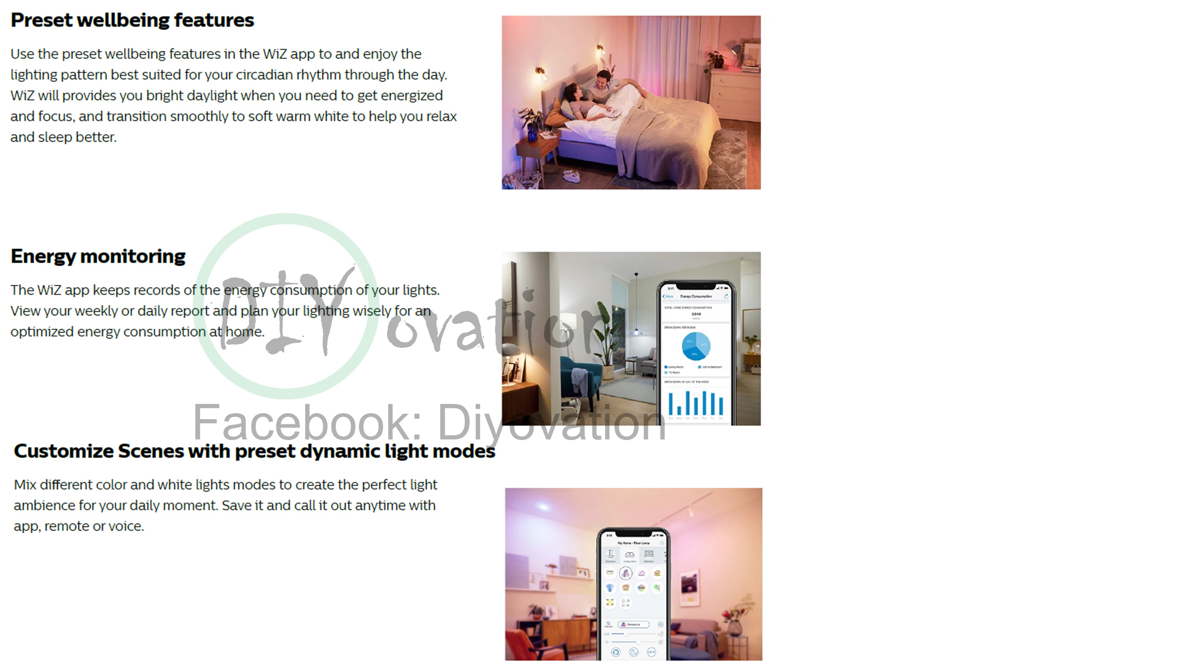 Philips Wiz Smart LED Downlight/ Dimmable/ Turnable White/ Apps control ...