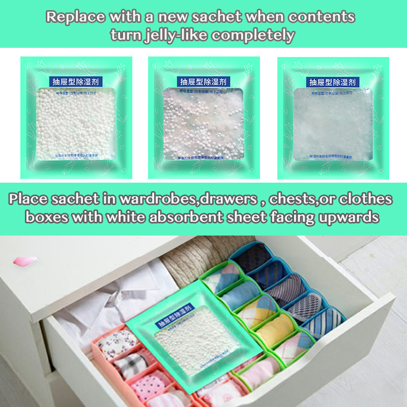 🇸🇬【SG stock】Dehumidifier Hanging Closet Bag Drawer Pack Moisture ...