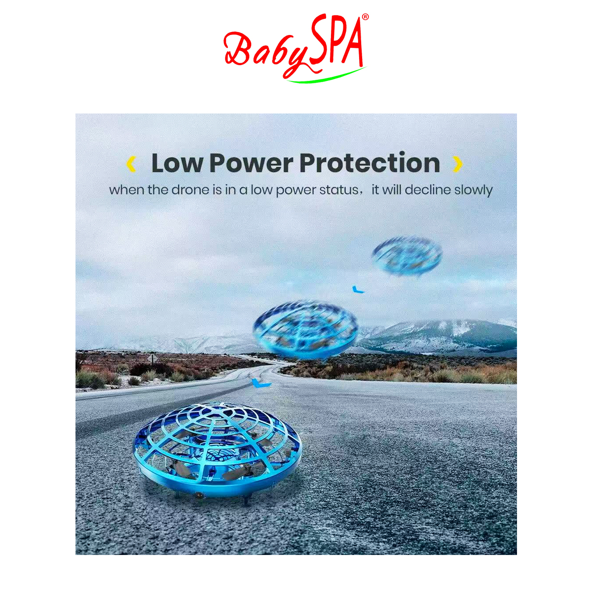 ♥♥♥ 𝐒𝐆 𝐒𝐞𝐥𝐥𝐞𝐫 BabySPA UFO Induction Flying Ball – Hand-Controlled Drone ...