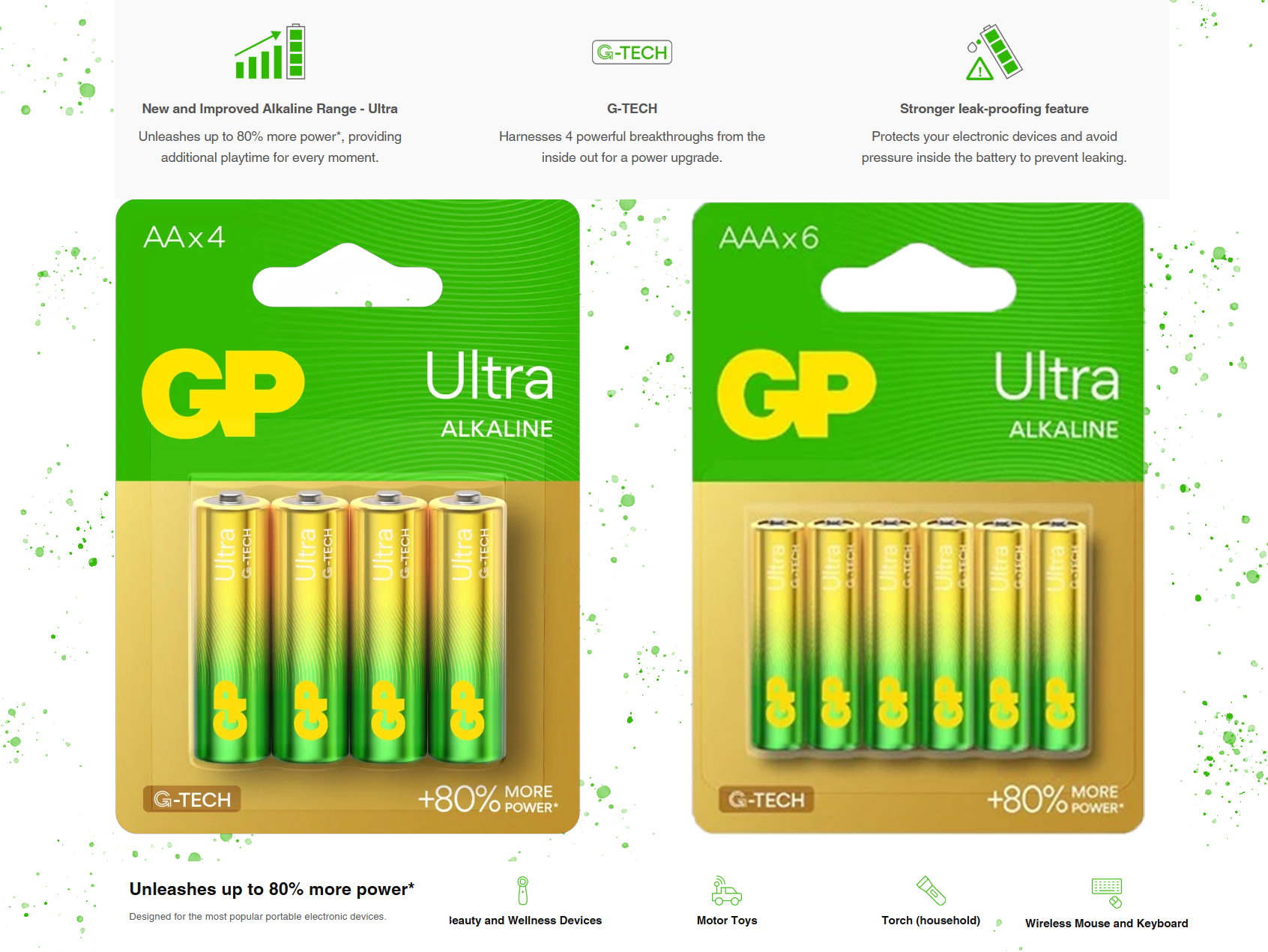 |🐹SG LOCAL🐹| GP Battery - Ultra Alkaline Battery / Greencell Extra ...