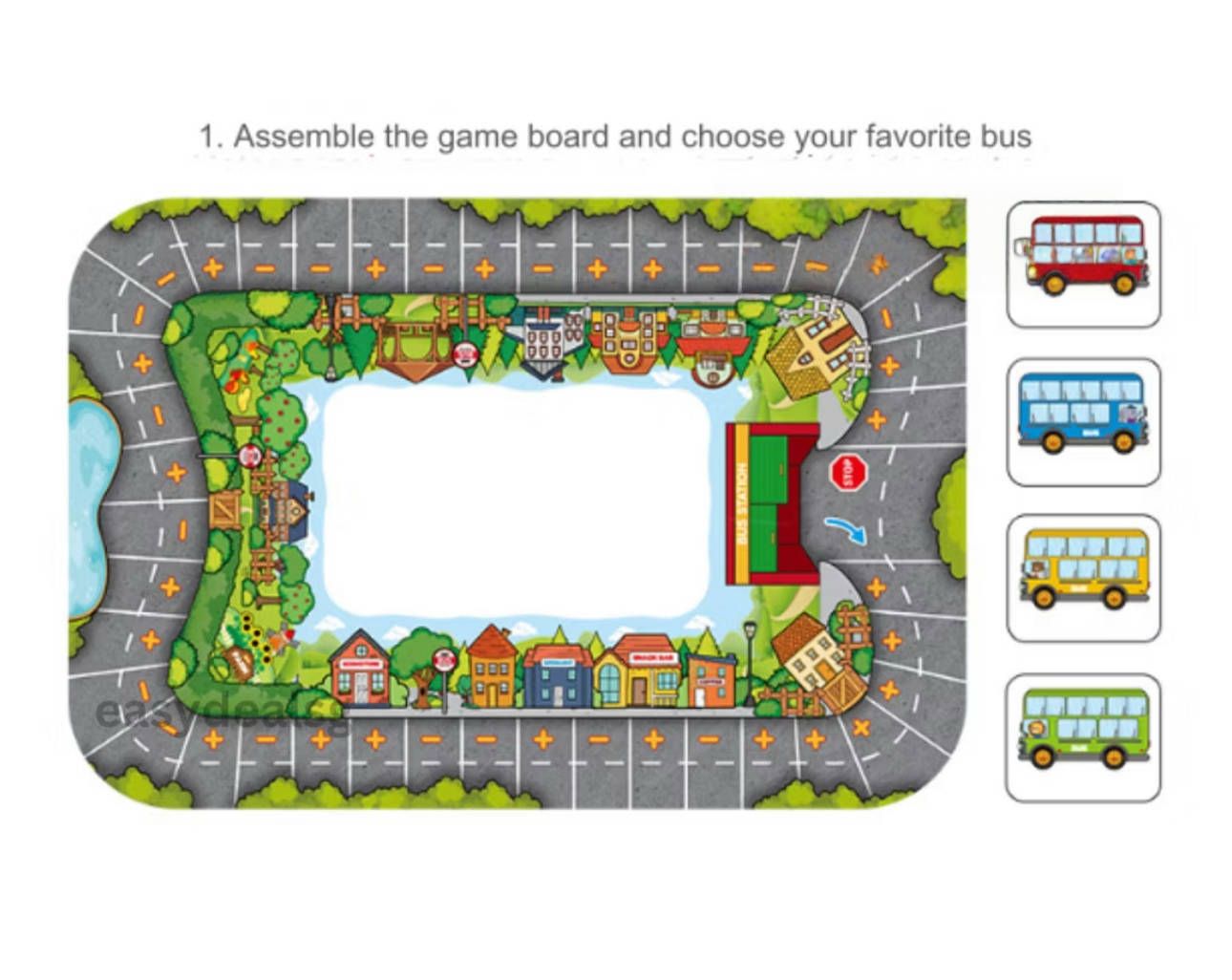 [LOCAL SELLER] Animal Bus Board Game Kindergarten Mathematics Teaching ...