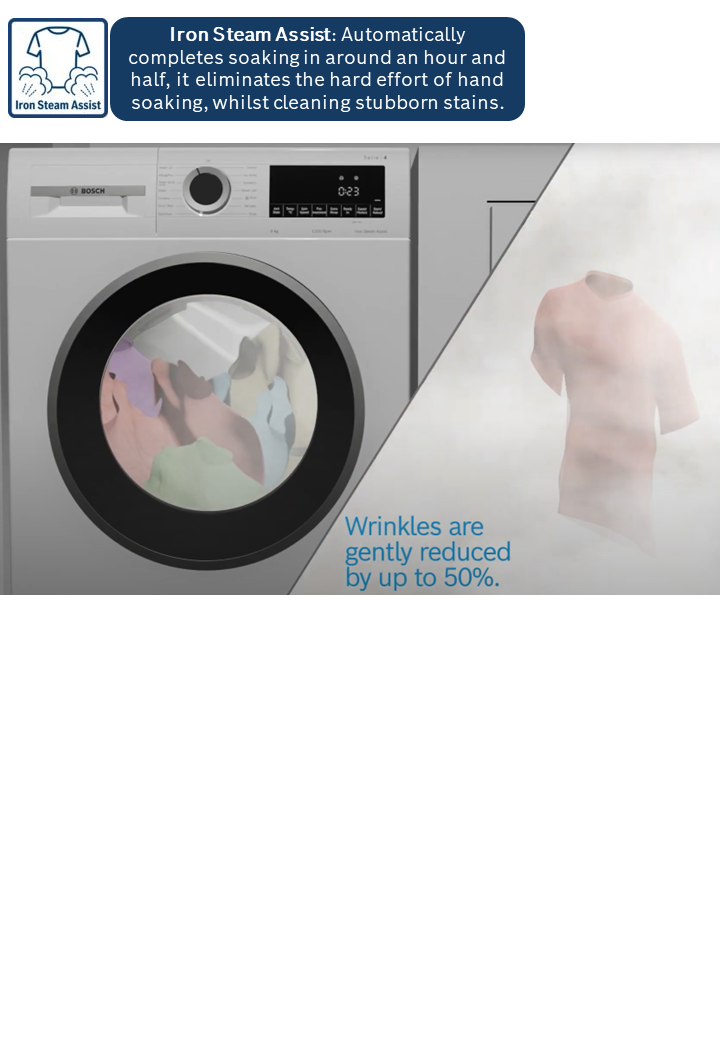 Bosch WGA14400SG 9 kg Front Load Washer | Shopee Singapore