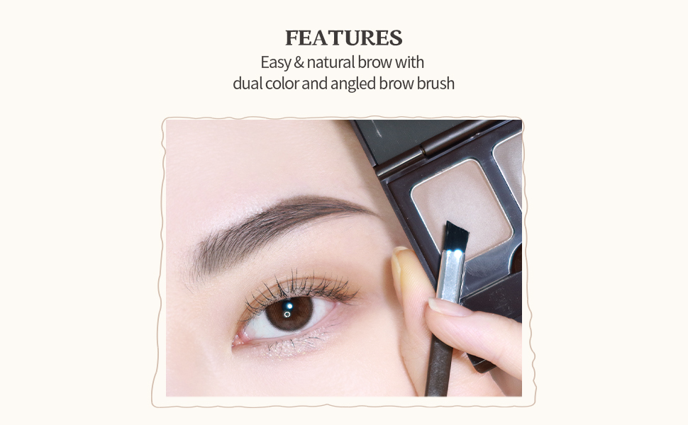 [SKINFOOD Official] Choco Eyebrow Powder Cake 2.6g / 2 Colors | Shopee ...