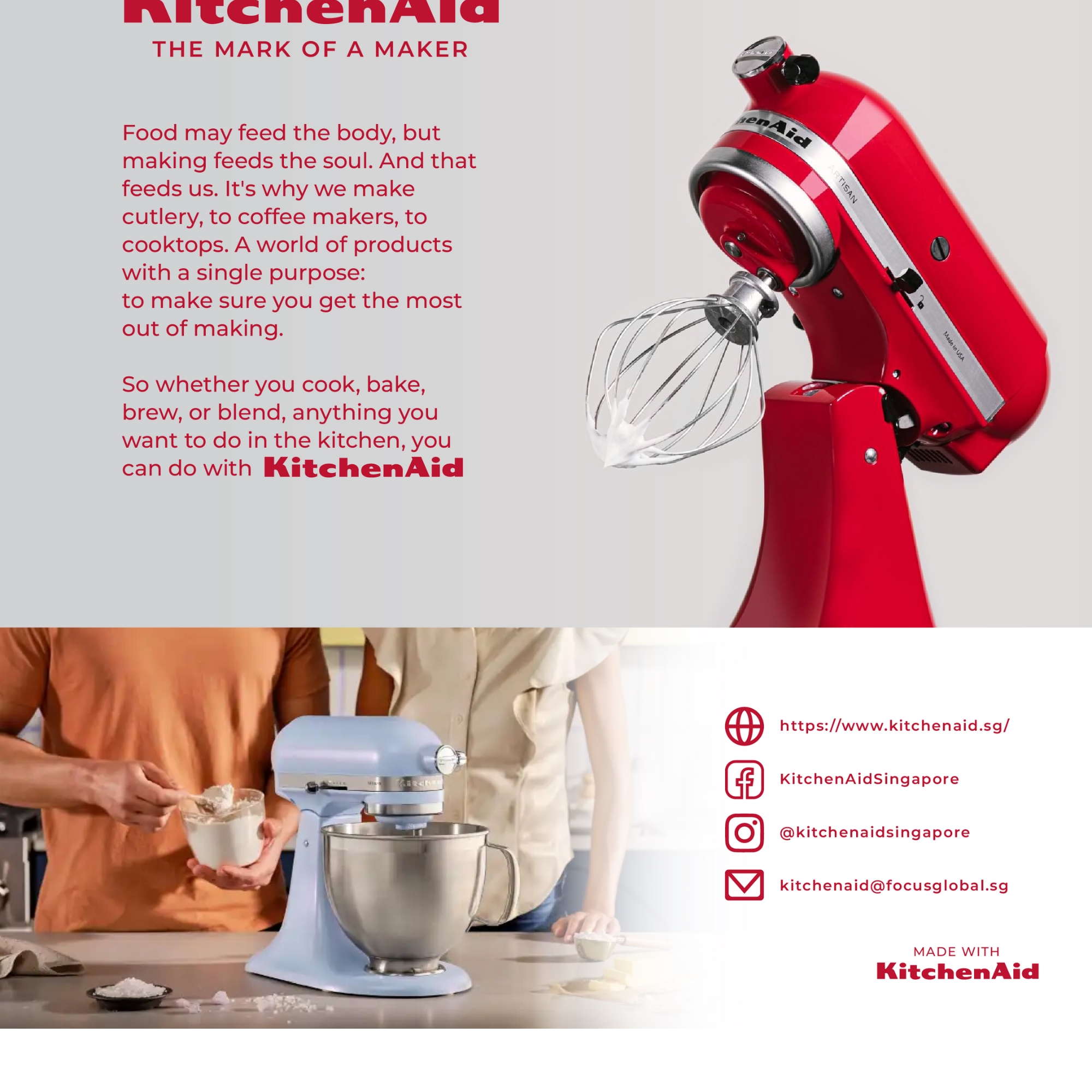 KitchenAid Artisan 4.8L Tilt Head Stand Mixer [5KSM125] - Heavy Duty ...