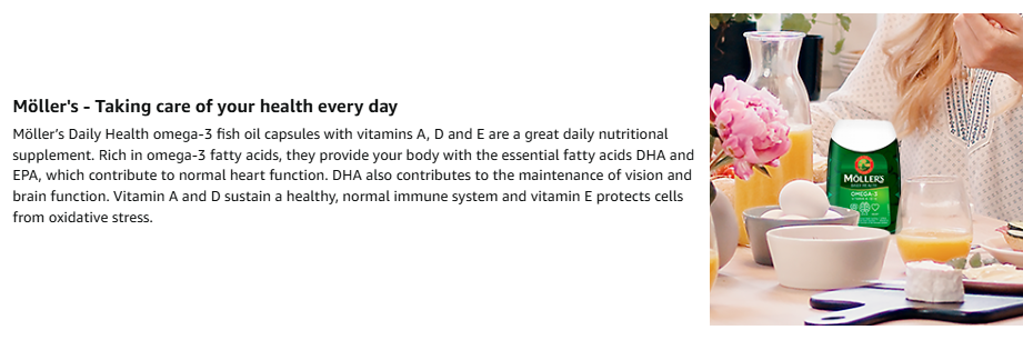 Moller’s ® | Omega-3 Capsules | Fish Oil | Nordic Omega-3 with EPA, DHA ...