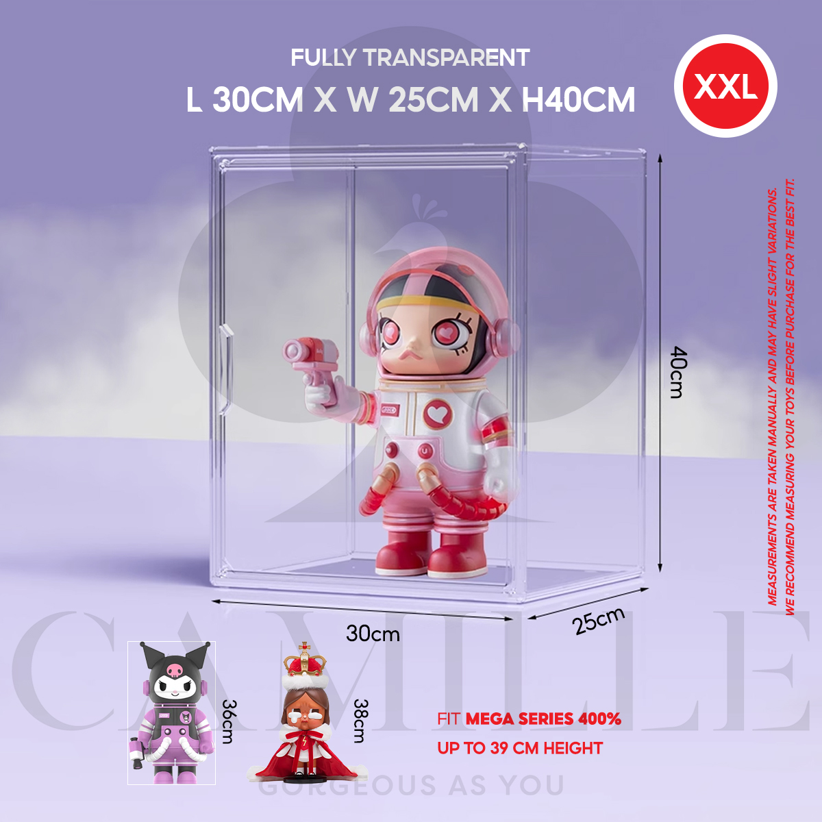 [Buy 4 Get 5] Popmart Acrylic Display Box Stackable Design For Space ...