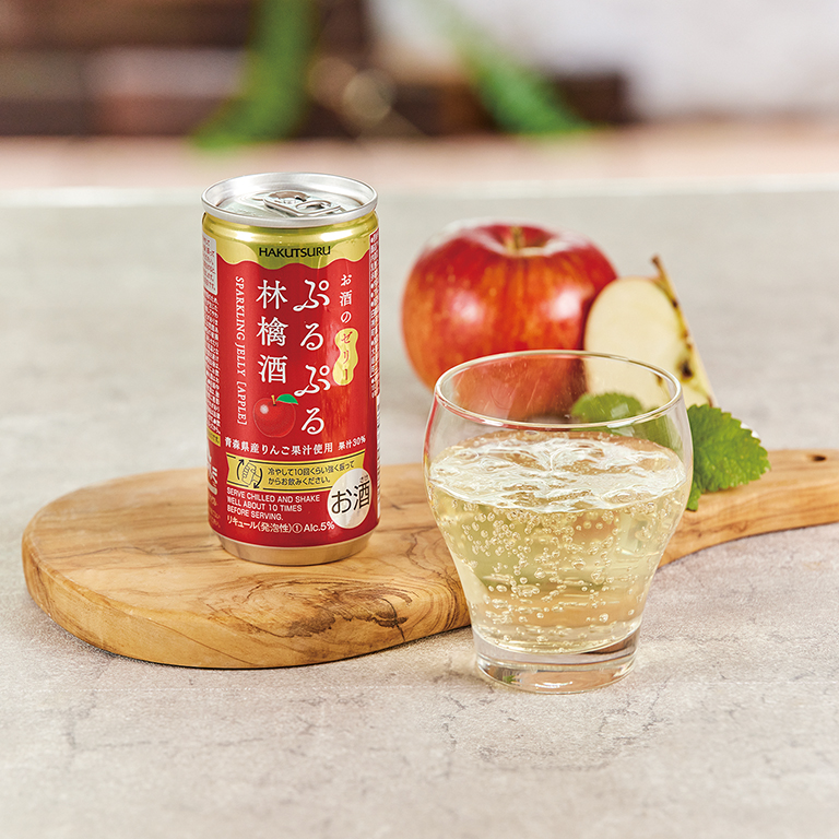 Hakutsuru Puru Puru Sparkling Jelly Sake 190ml 3%Peach Plum Apple Mango ...