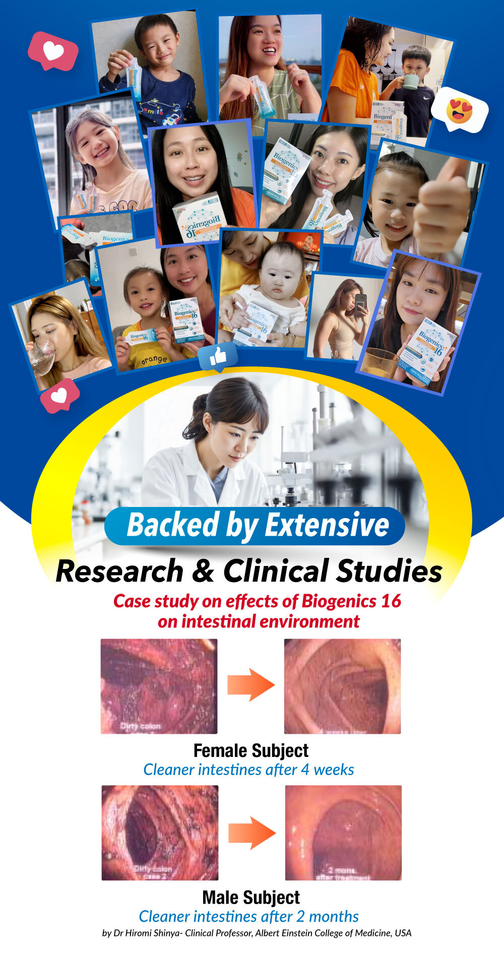 LABO Nutrition Biogenics 16 - Lactic Acid Bacteria Probiotics for ...