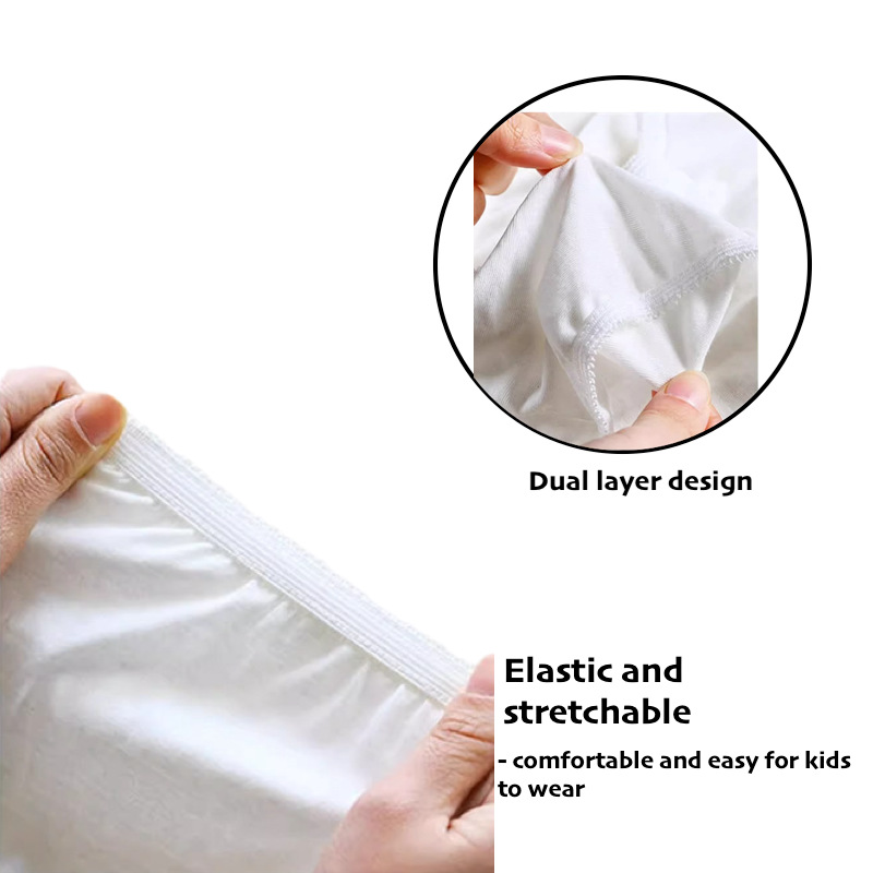 5pcs Kids Disposable Underwear Children Cotton Brief Boxer Panties for ...