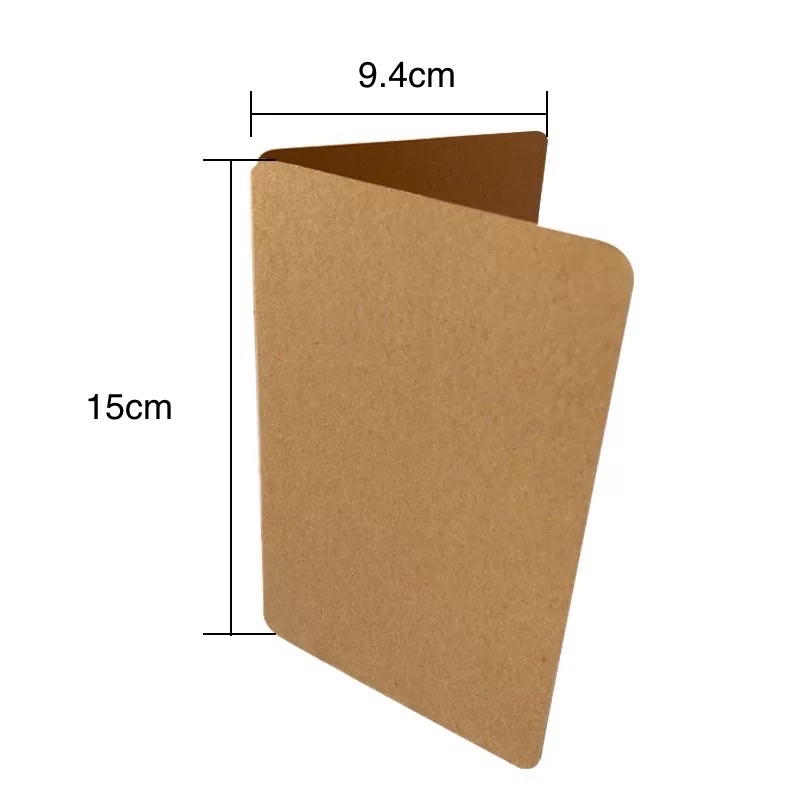 [SG stocks]3 sets / lot Good quality Kraft paper flip card with 3D ...