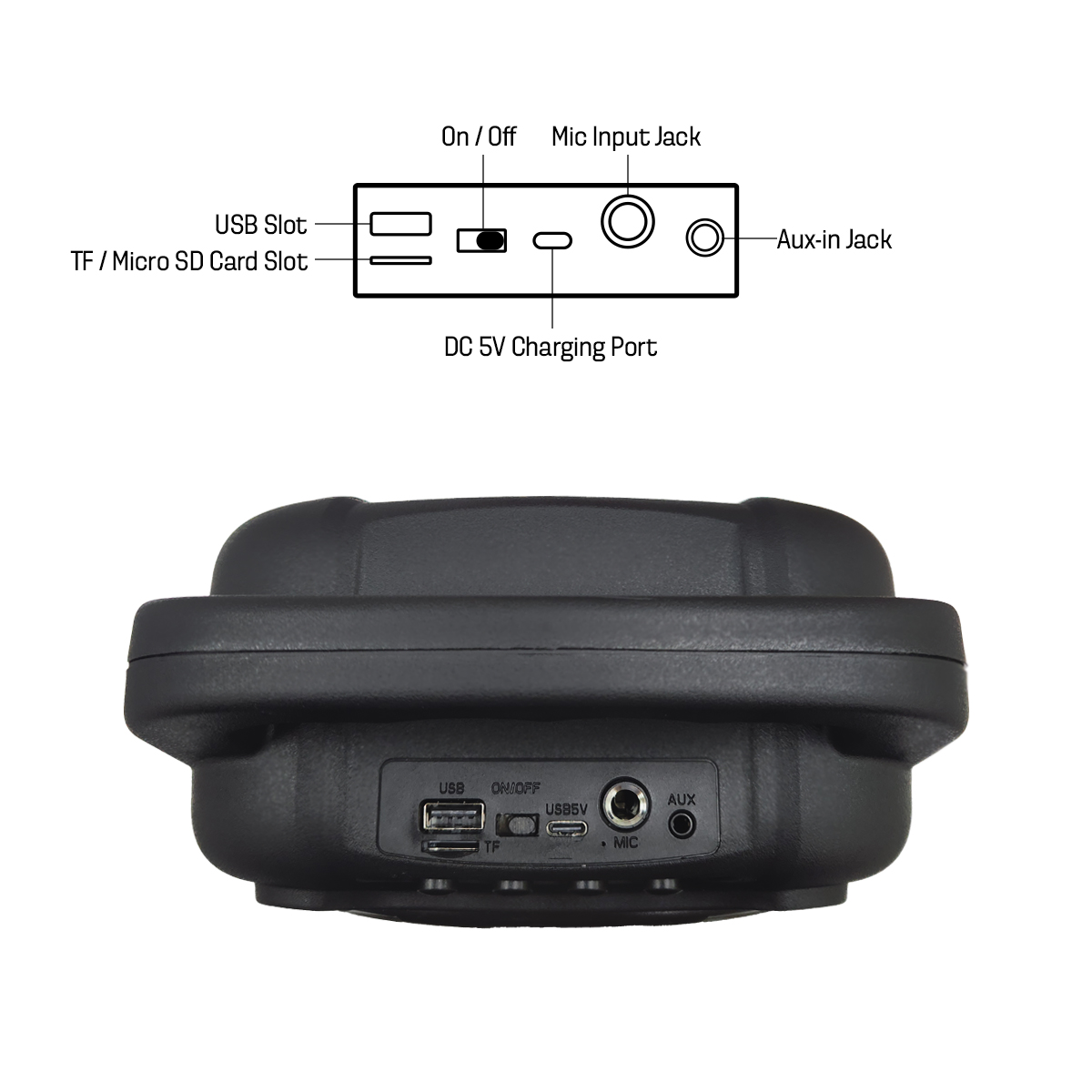 Vinnfier VF Tango 100 WMV 2023 TWS Bluetooth Portable Speaker with Karaoke System | Shopee Singapore