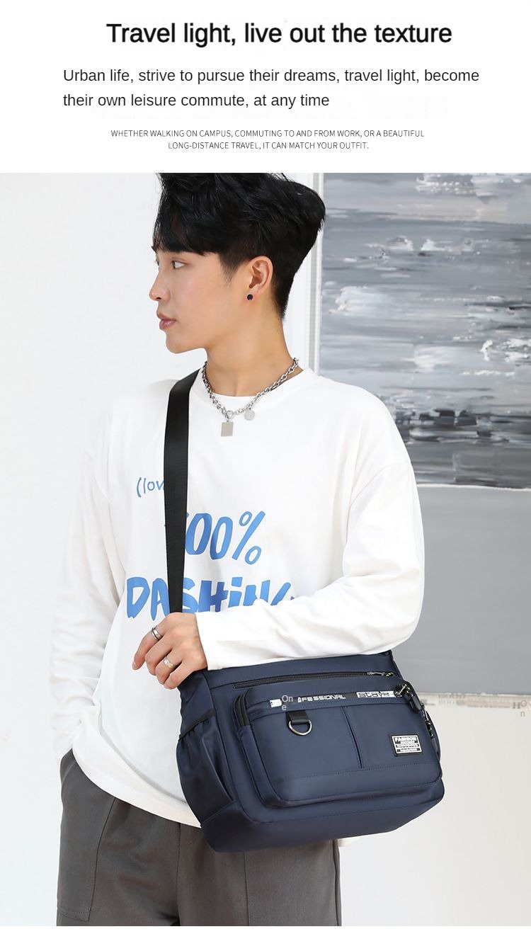 【SG Local】Waterproof Men's Crossbody Bag Lightweight Messenger Bag ... 【SG Local】Waterproof Men's Crossbody Bag Lightweight Messenger Bag ...