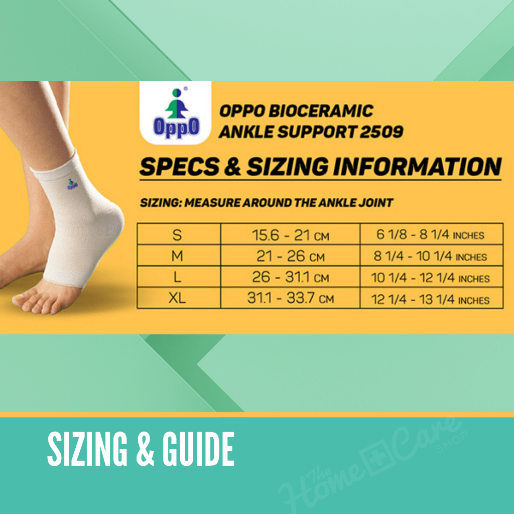 OppO Ankle Support with Far-Infrared Rays 2502 | Ankle Guard Ankle ...