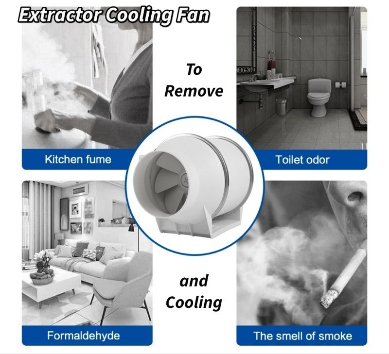 industrial exhaust fan kitchen fan Extractor Fan with ducting option ...