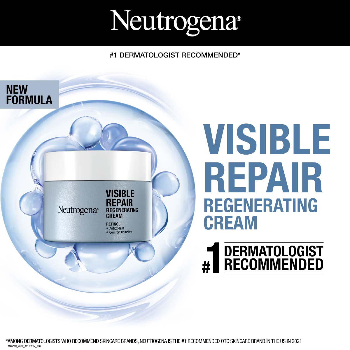 [Bundle of 3] NEW Neutrogena Visibly Repair Retinol Treatment Serum Duo ...