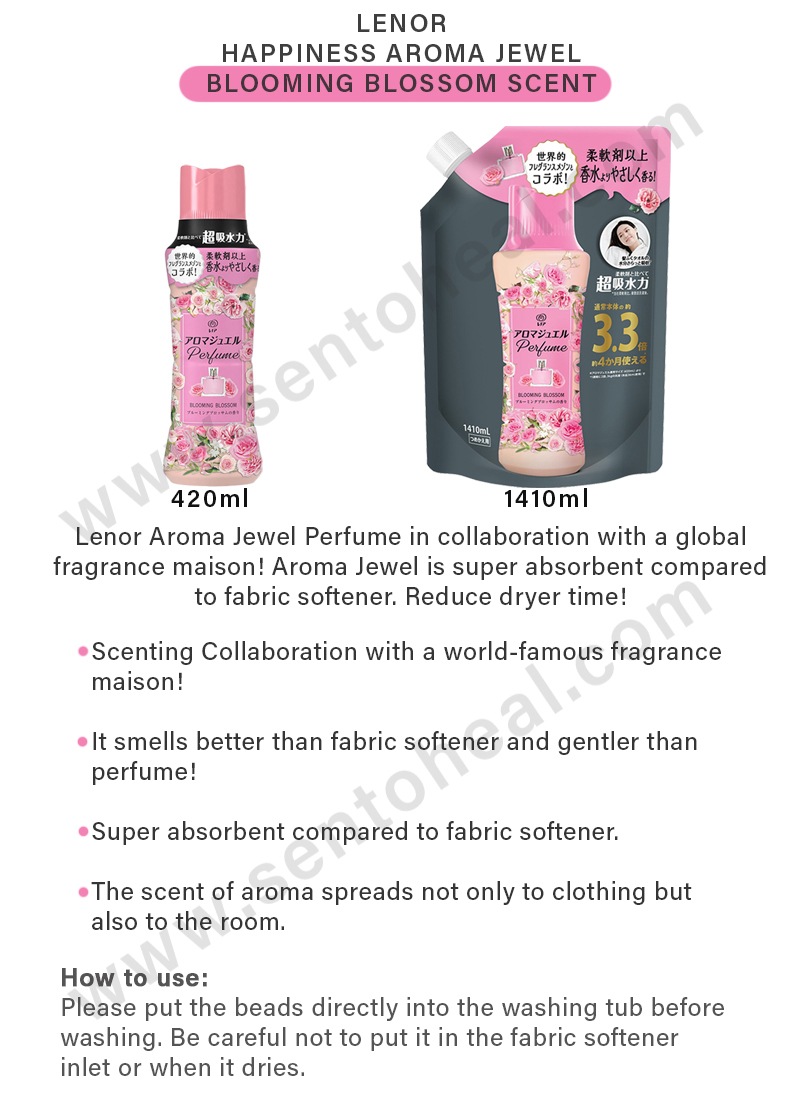 P&G Lenor Happiness Aroma Jewel Scent Booster Beads- Laundry ...