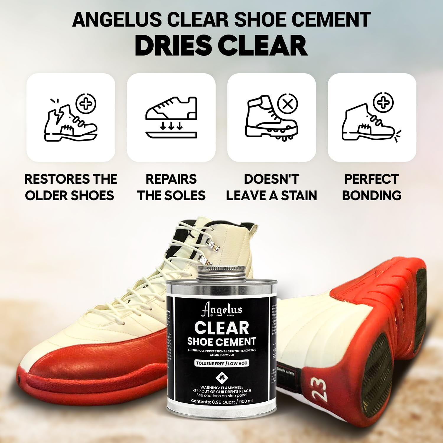 Angelus Clear Shoe Cement 114ml | Professional Shoe Glue | Shopee Singapore