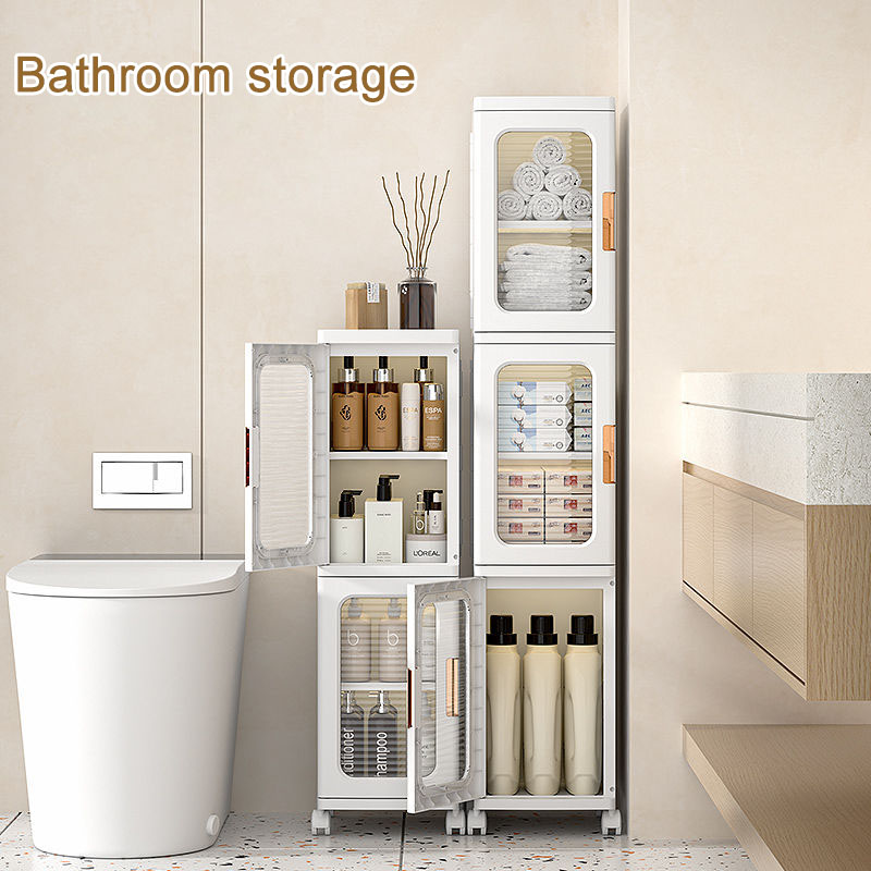 【READY STOCK】No installation folding storage cabinet living room bag ...
