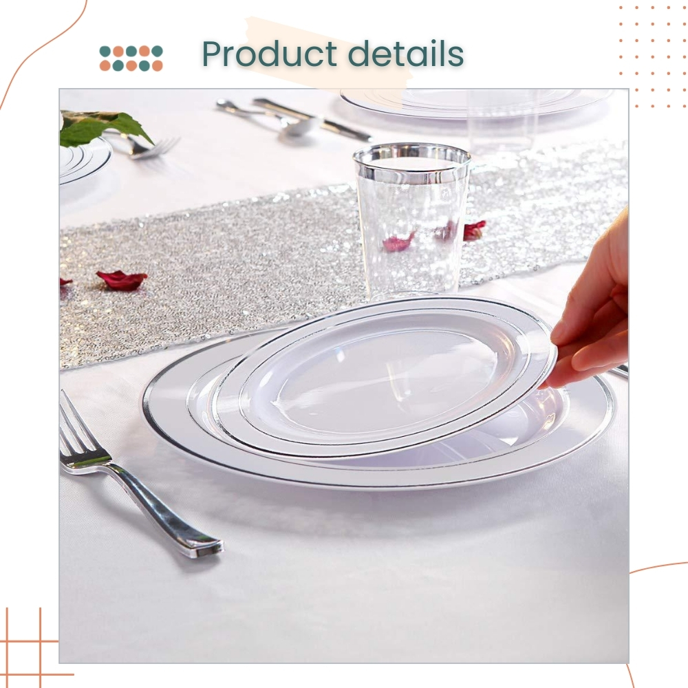 Premium Disposable tableware Cutlery Plates Cups and Napkin Package ...