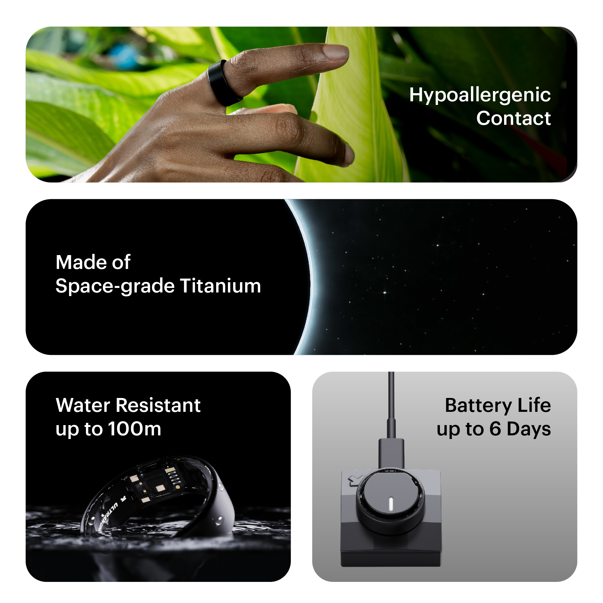 Ultrahuman Ring AIR [Raw Titanium] - The World’s Most Comfortable and ...