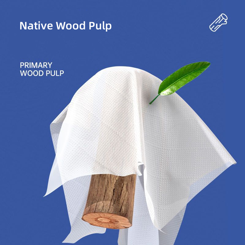 Household Tissue Paper Primary Wood Pulp 4 Ply Extra-Thick Toilet ...