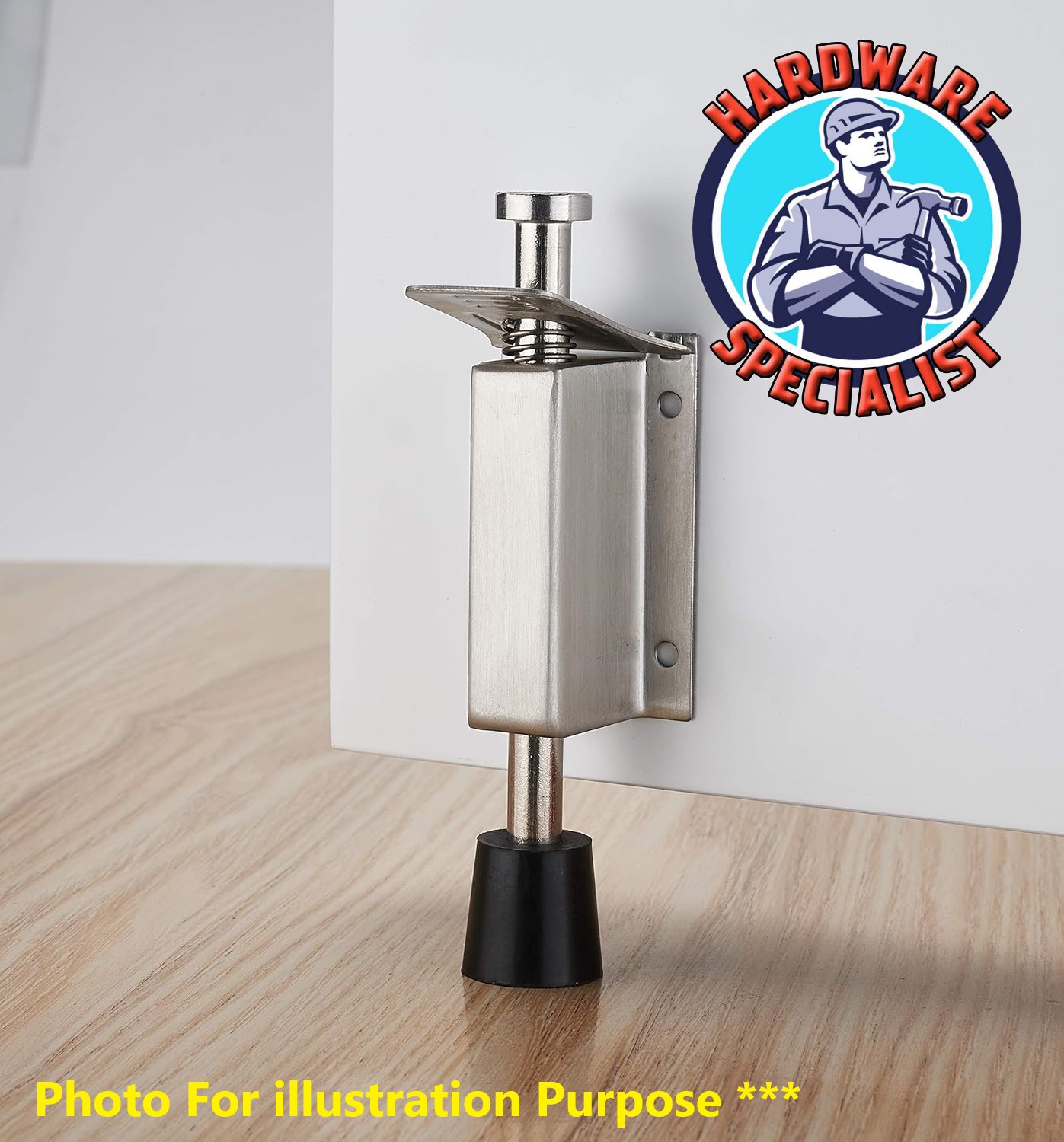 Nelon Stainless Steel Step On Door Stopper | Shopee Singapore