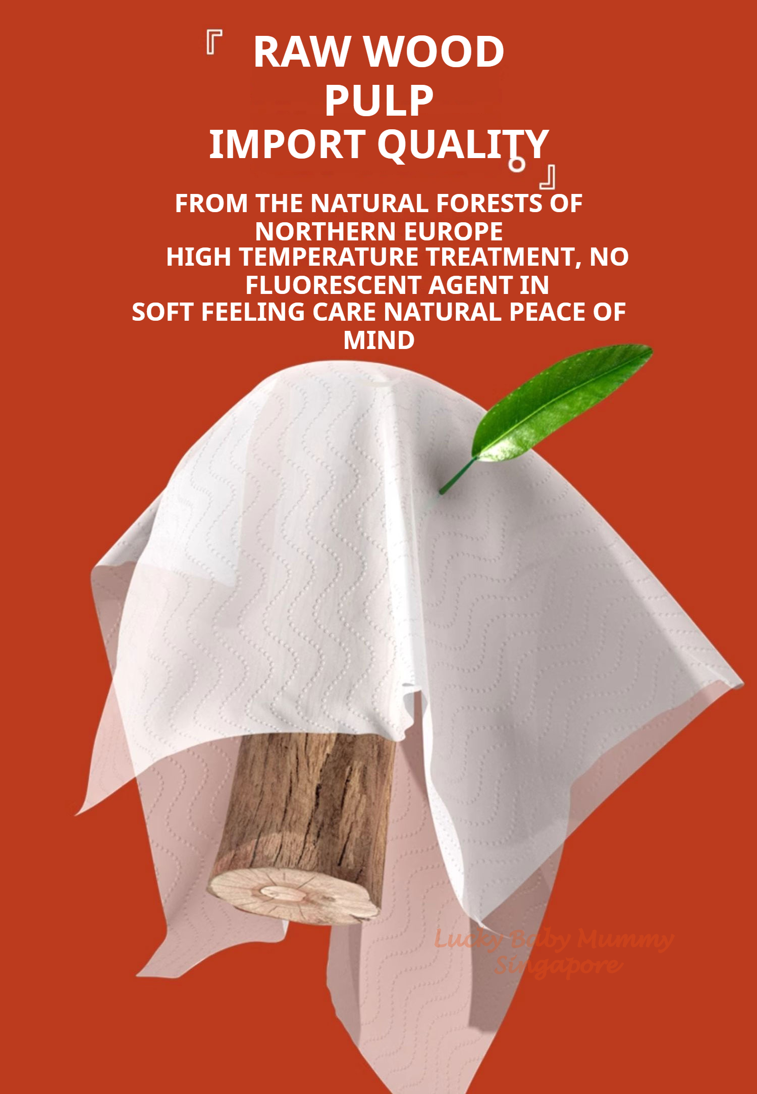 【16 Rolls / Box】5-Ply Toilet Paper Roll / Original Wood Pulp Soft to ...