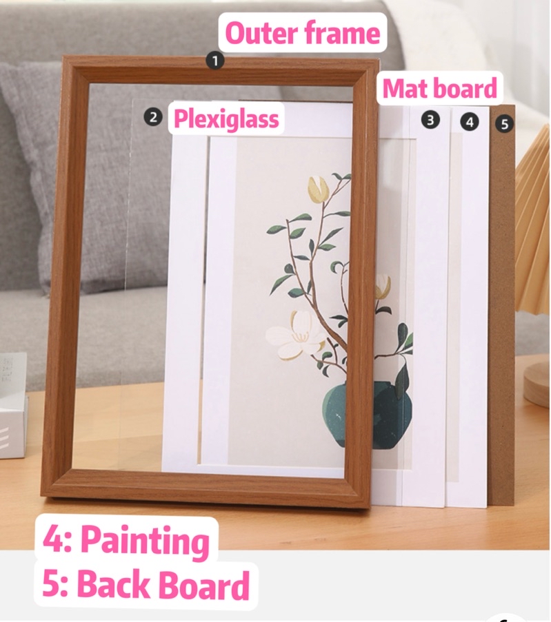 SG Stock Wooden Photo Frame Picture Frame Table Wall Display Graduation ...