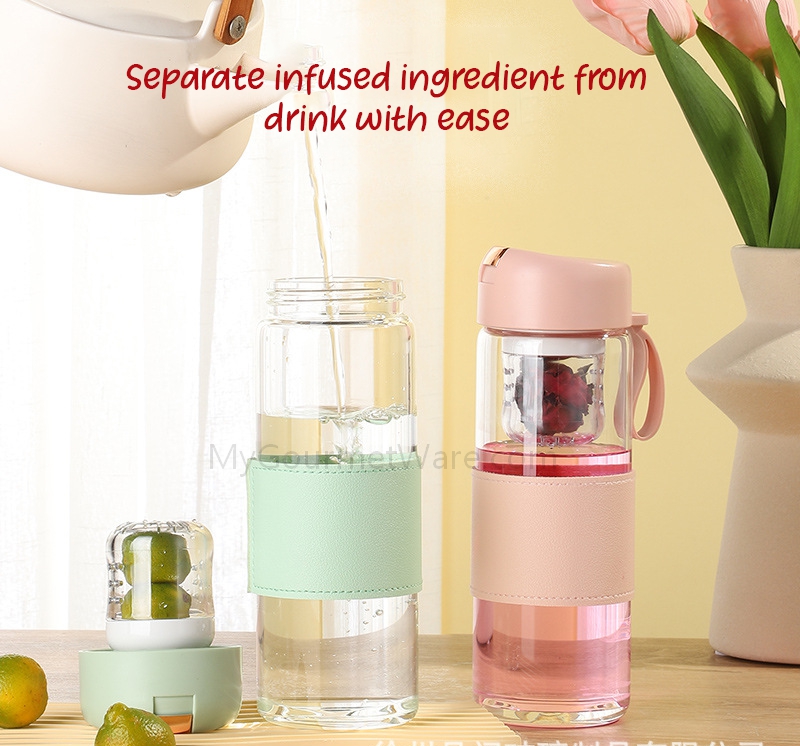 [SG STOCK] 450ml Magnetic Tea Capsule Tea Infuser Bottle Cold Brew ...