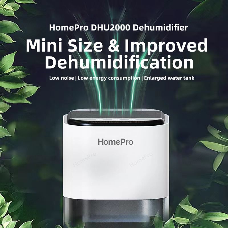 【Ready Stock in SG】HomePro DHU2000 Dehumidifier/2L Tank/500-600ml/day/Compact Size/1 Year SG ...
