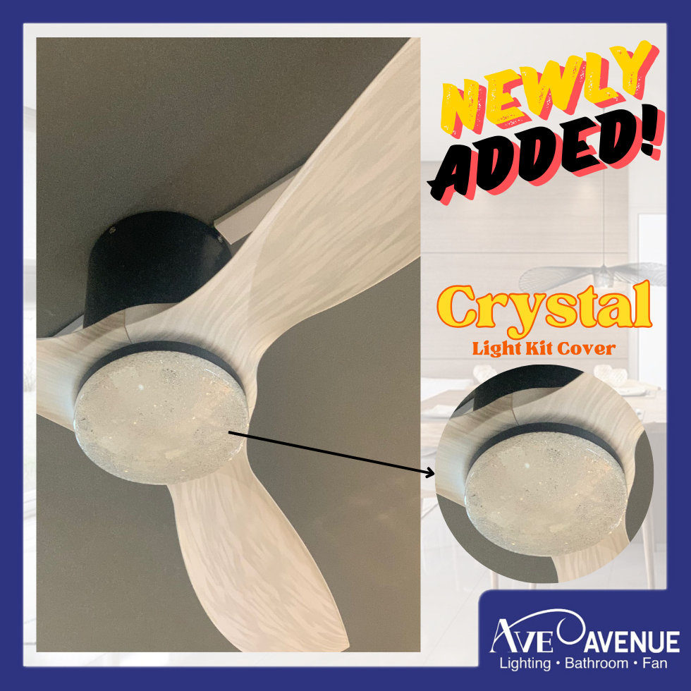 Crestar Hiro Smart Wi-Fi Hugger DC Ceiling Fan 42/50 Inch 3 Blades W ...