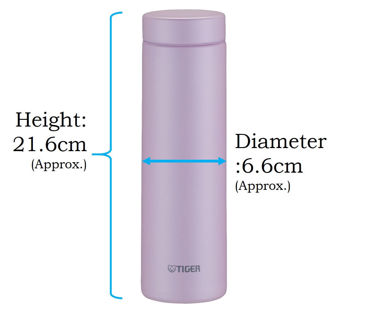 Tiger 500ml Ultra Light Anti Bacteria Stainless steel bottle - MMZ-K050 ...