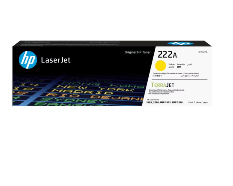 (ORIGINAL) HP 222A 222 W222A LaserJet Toner Cartridge Standard Yield ...