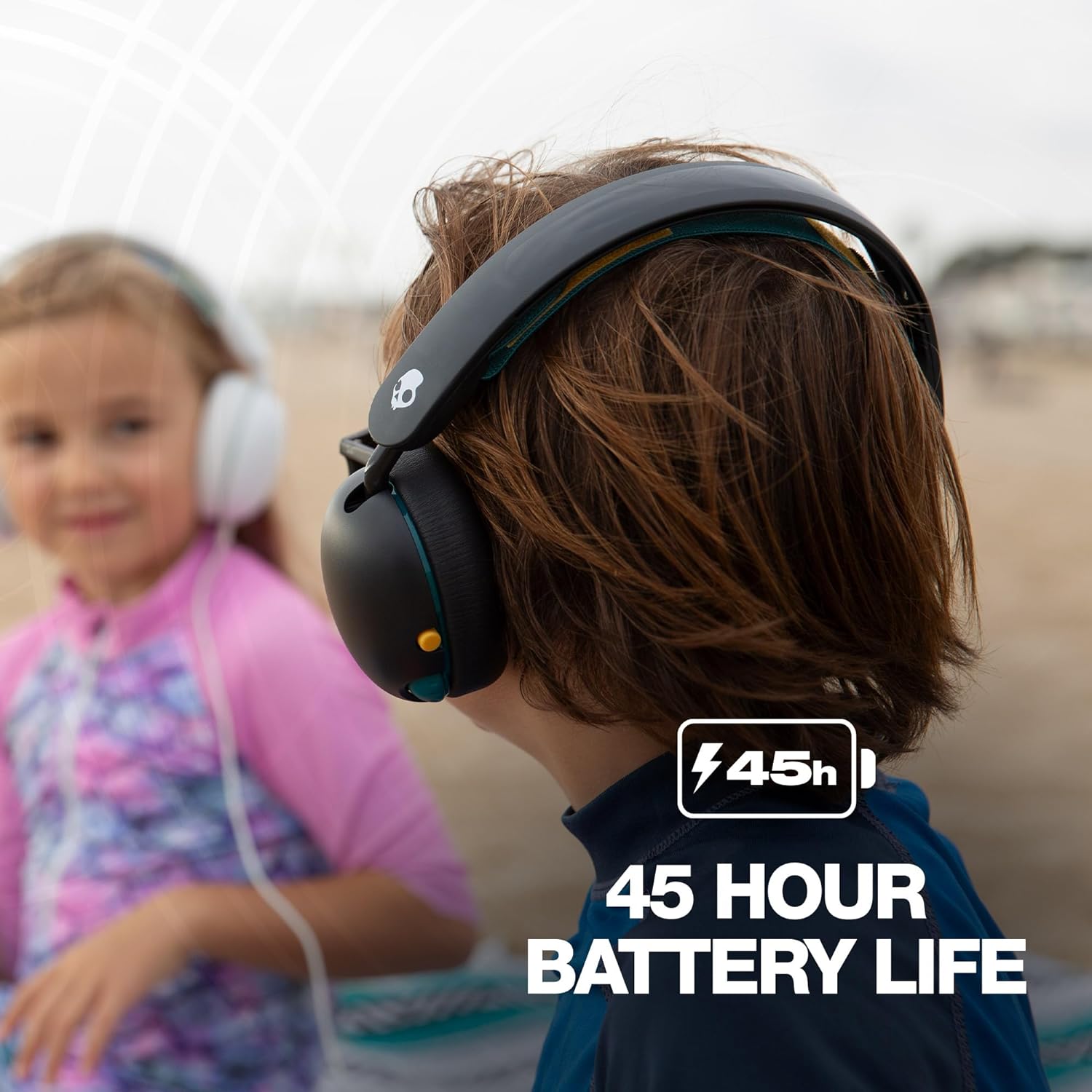 Skullcandy Grom Wireless kids Headphone with 40 hours of battery -1 ...