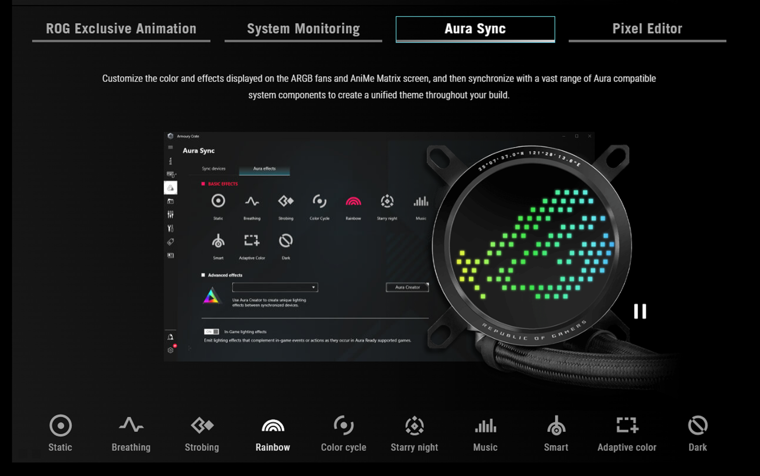 ROG Ryuo III 360 / 240 ARGB AIO CPU Liquid Cooler - Asetek 8th Gen Pump ...