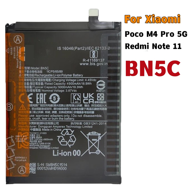 Xiaomi Poco M4 Pro 5G Redmi Note 11 BN5C 5000mAh Battery | Shopee Singapore