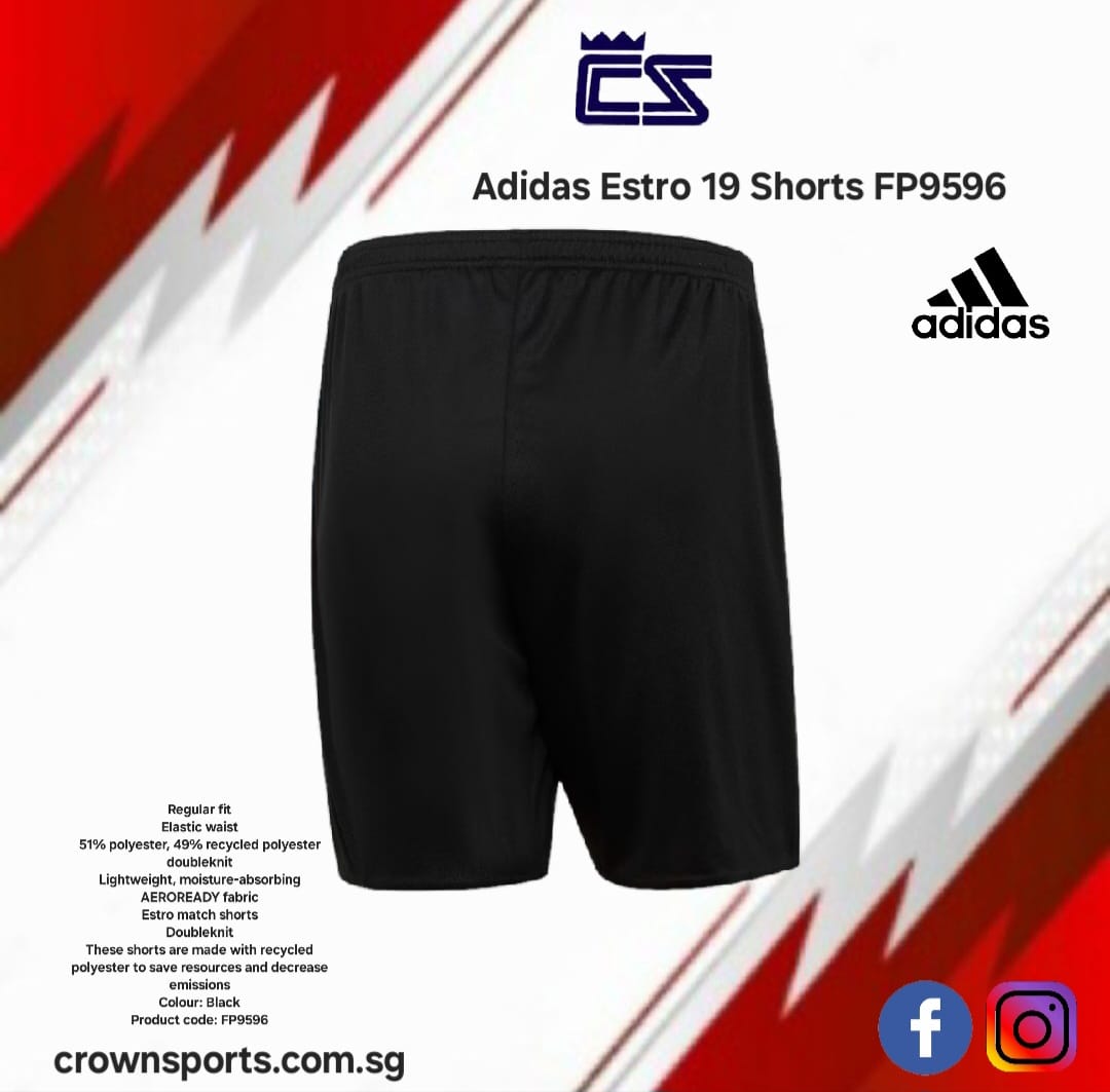 Adidas Estro 19 Shorts FP9596 | Shopee Singapore