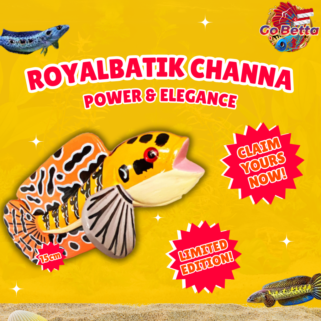 🇸🇬 Channa Maru YS Batik Handmade Channa Fish Replica Statue – Unique ...