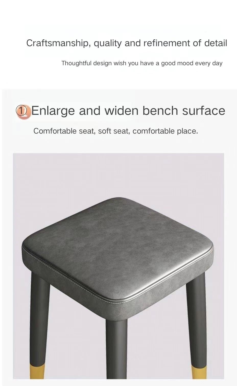 【Some Sg Stock】Dining Stool Stackable Stool Cushion Stool Stool Nordic ...