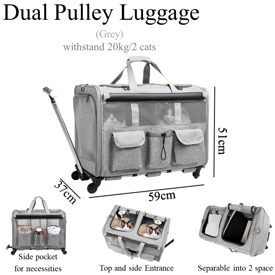 Transparent Pet Carrier Luggage Carrier Backpack Carrier Space Pet ...