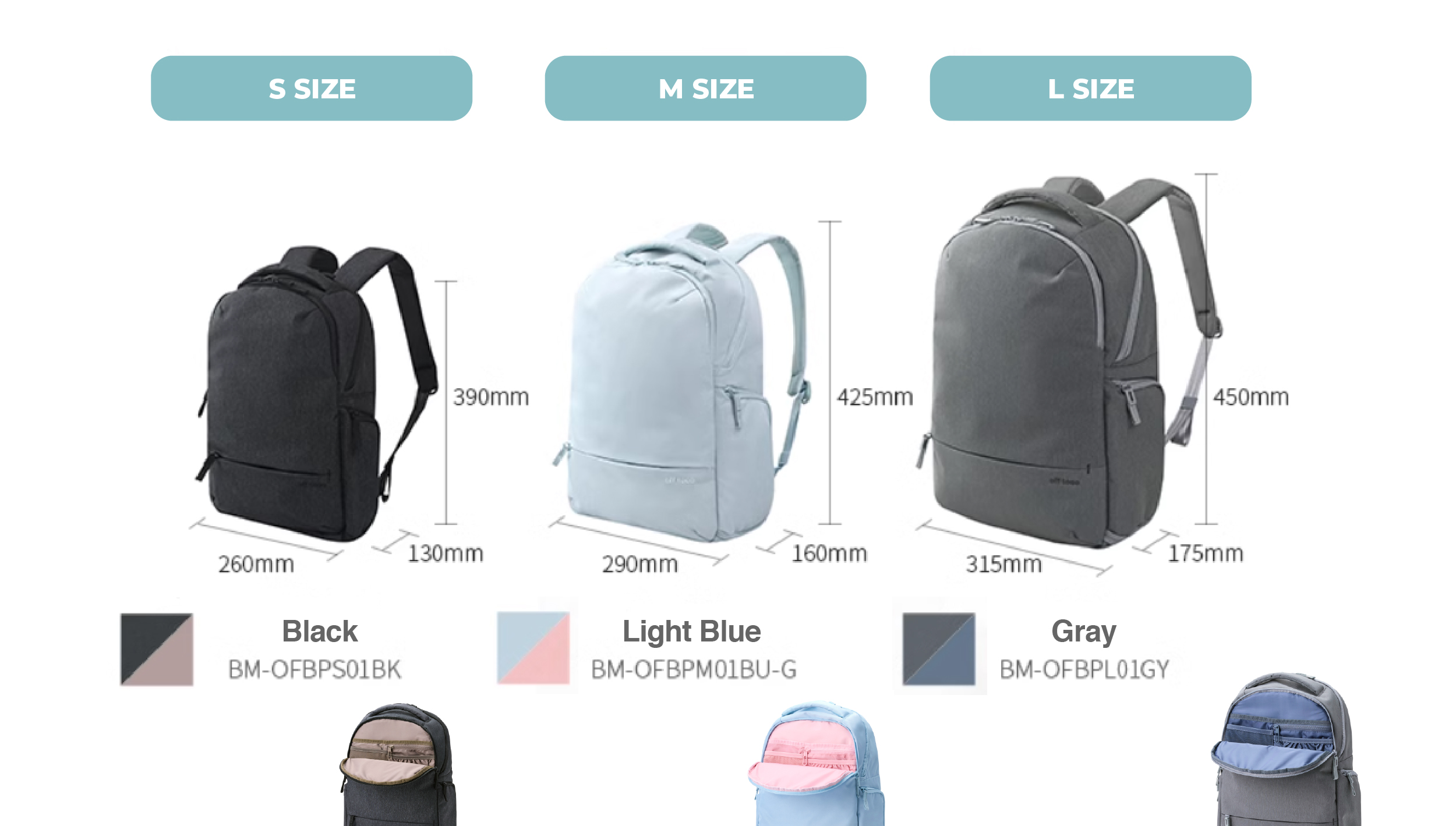 ELECOM Off Toco Backpack BM-OFBP/Laptop Backpack/Business Bag/S/M/L ...